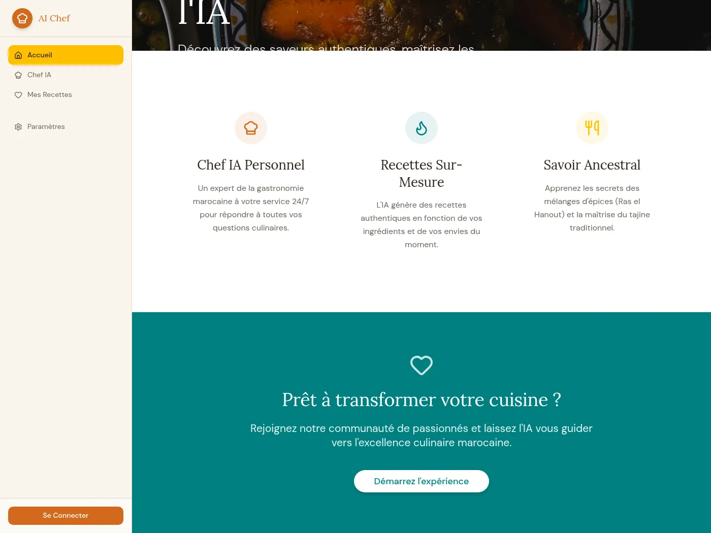 Moroccan AI Chef