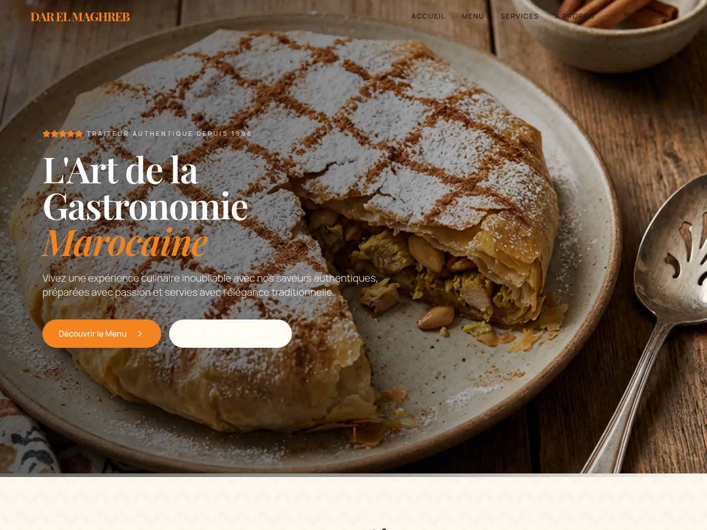 Moroccan Catering Web