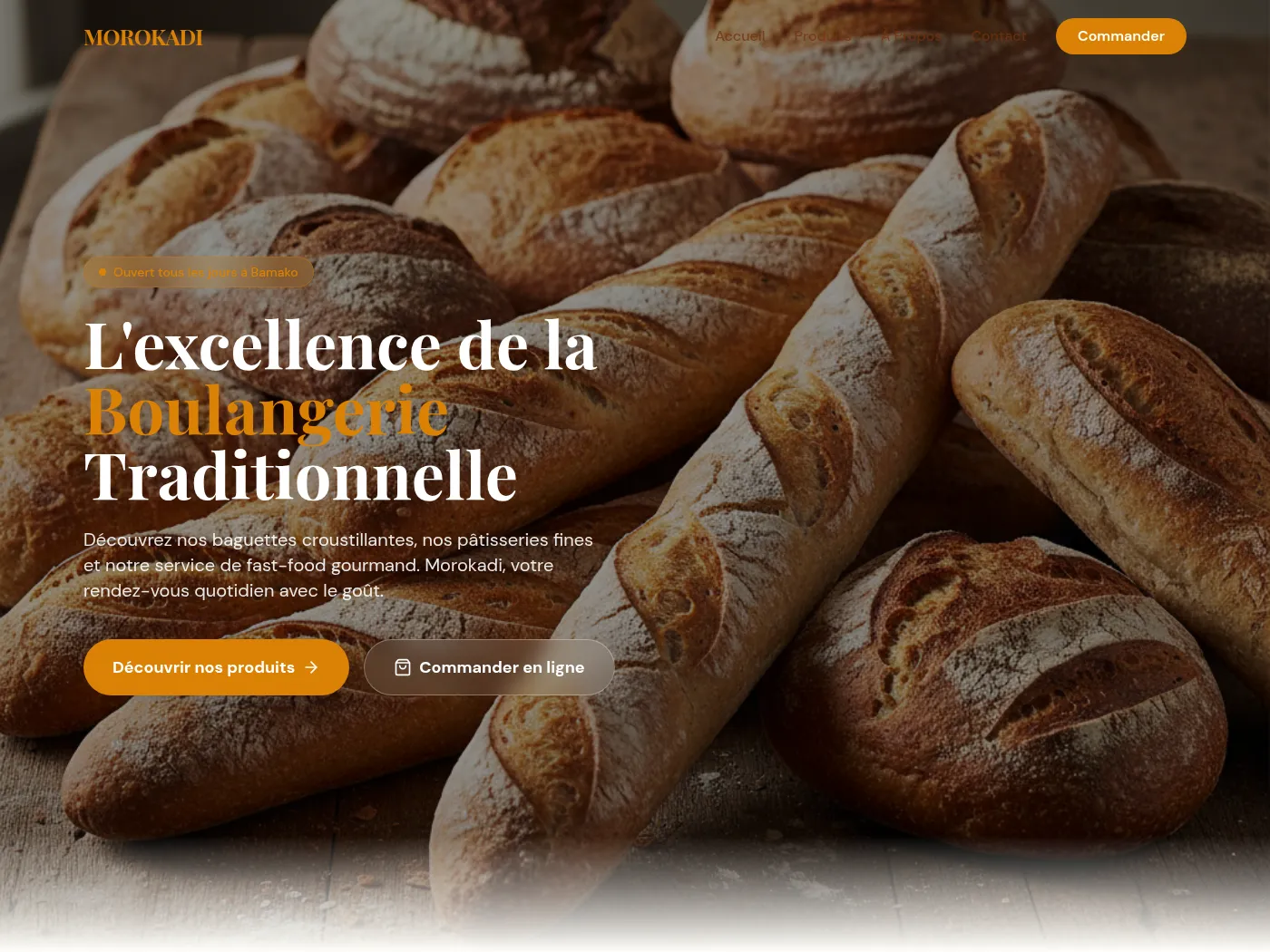 Morokadi Bakery Web