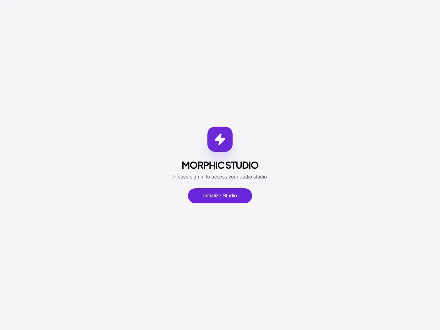 Morphic Audio Studio
