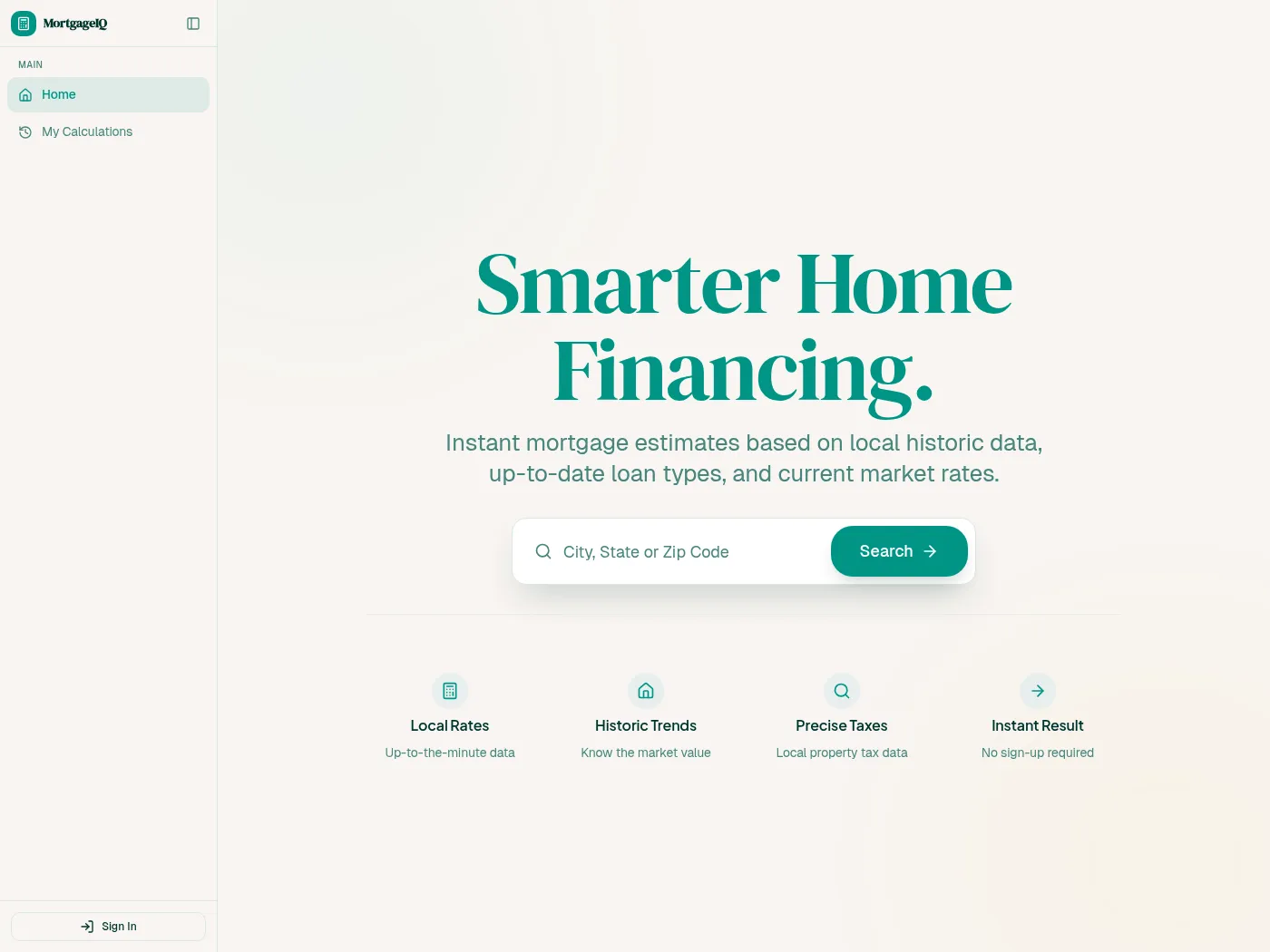 Smart Mortgage Calculator