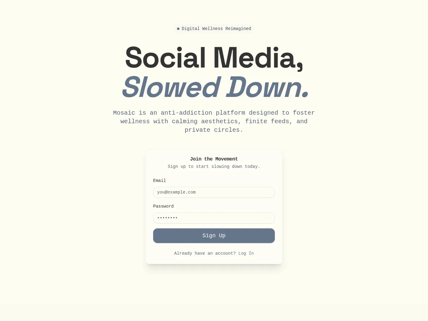 Mosaic Social App