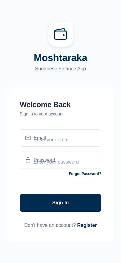 Moshtaraka Finance App