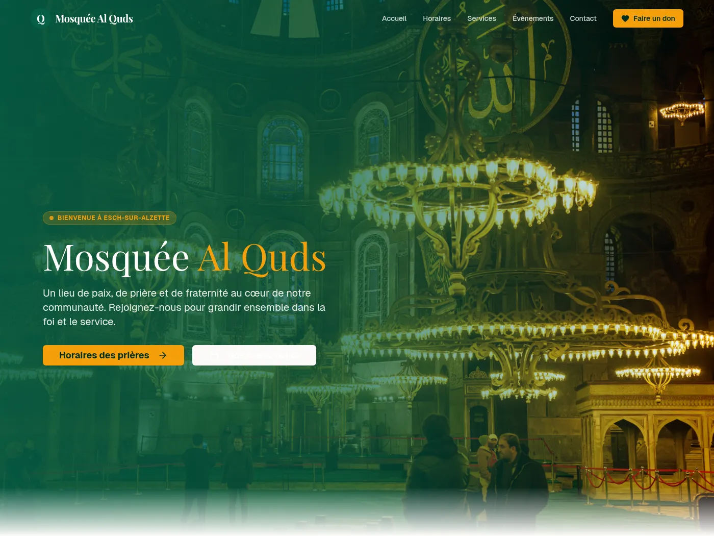 Mosquée Web Showcase