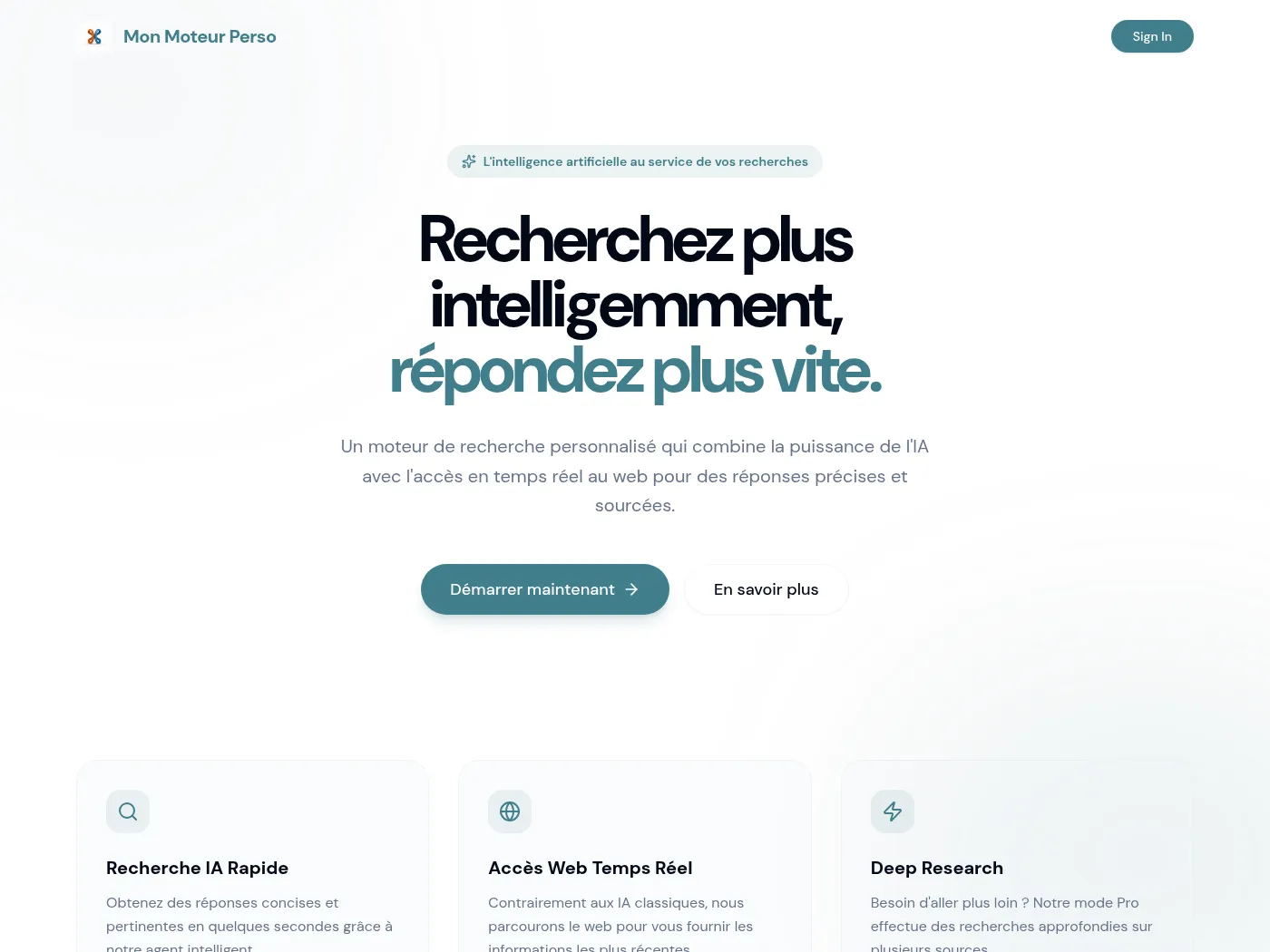 Mon Moteur Perso