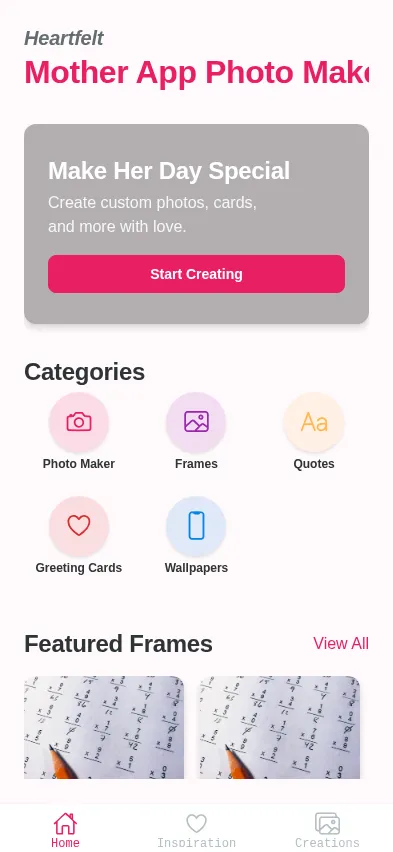 Mother App Photo Maker