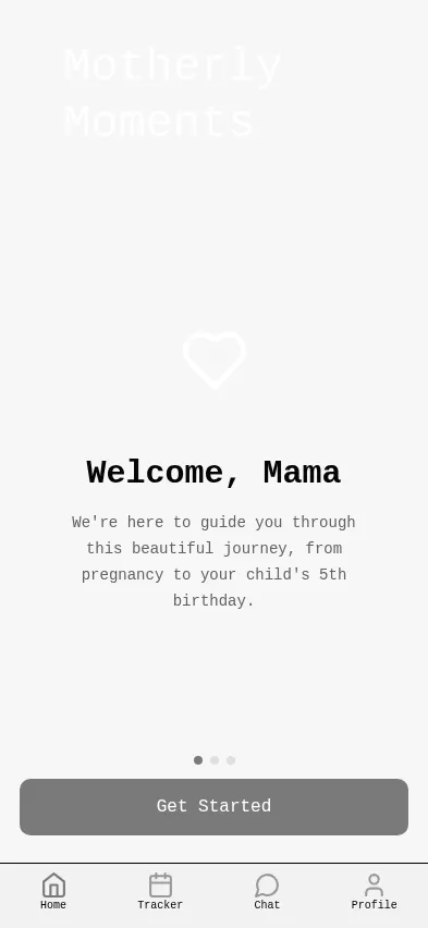 Motherly Moments App
