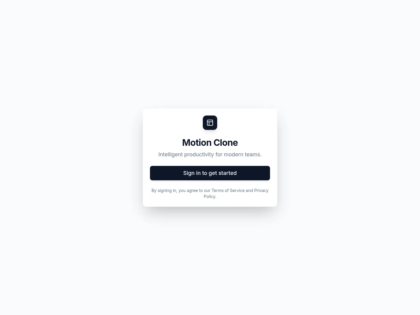 Motion App Clone