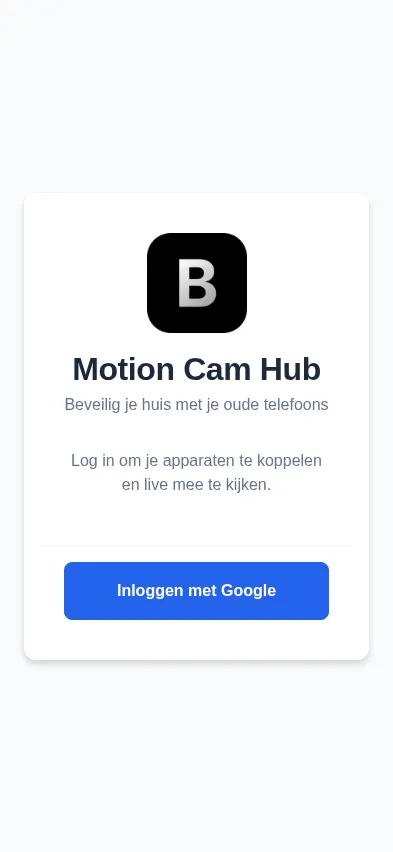 Motion Security Cam Hub