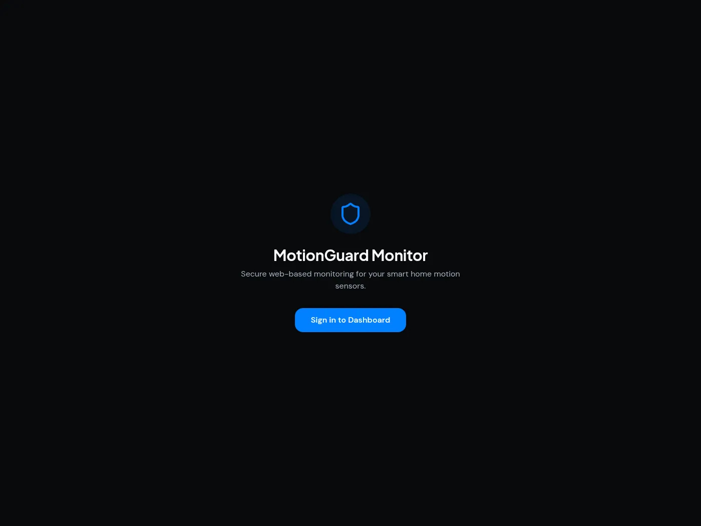 MotionGuard Web Monitor