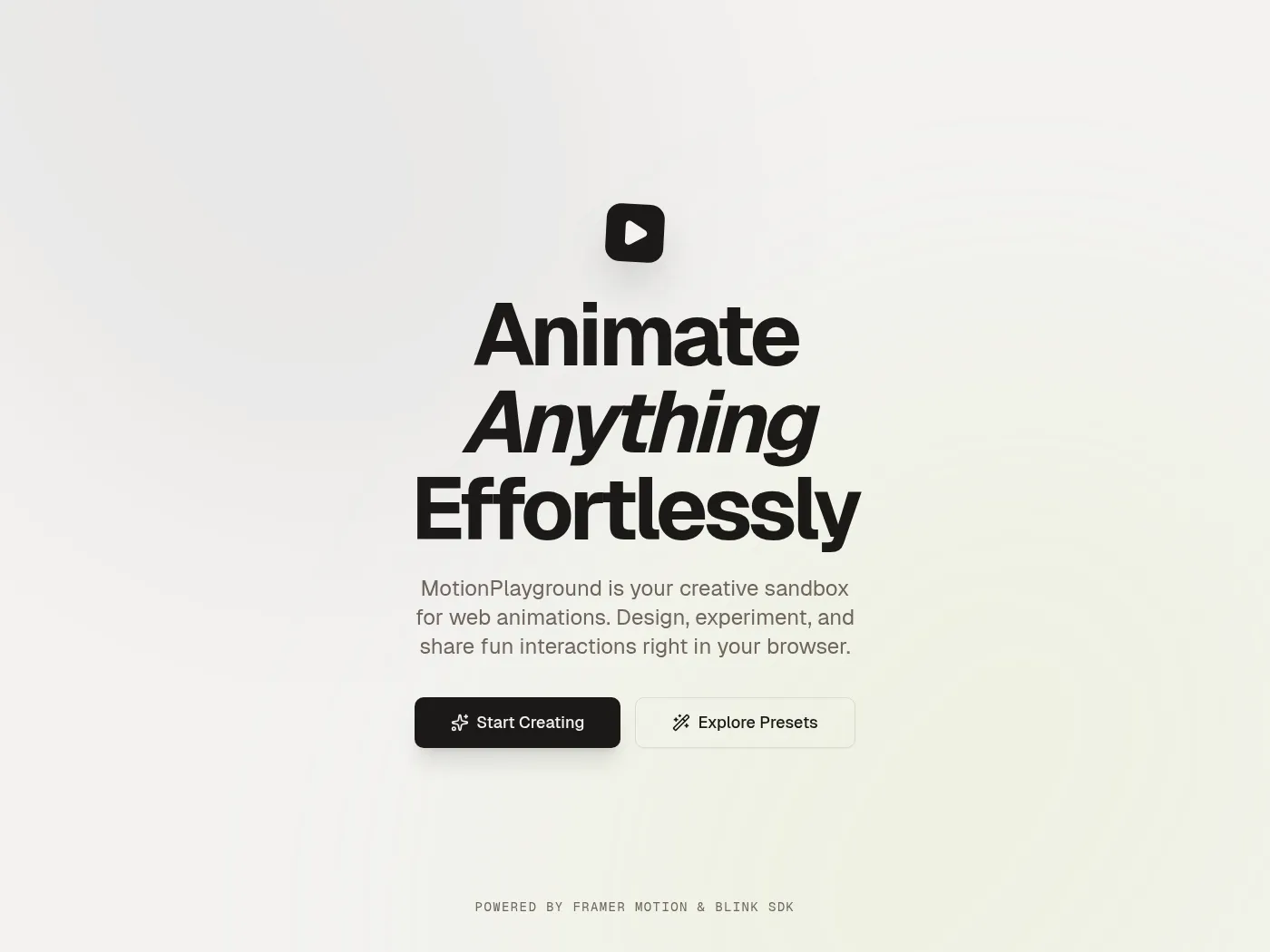 MotionPlayground