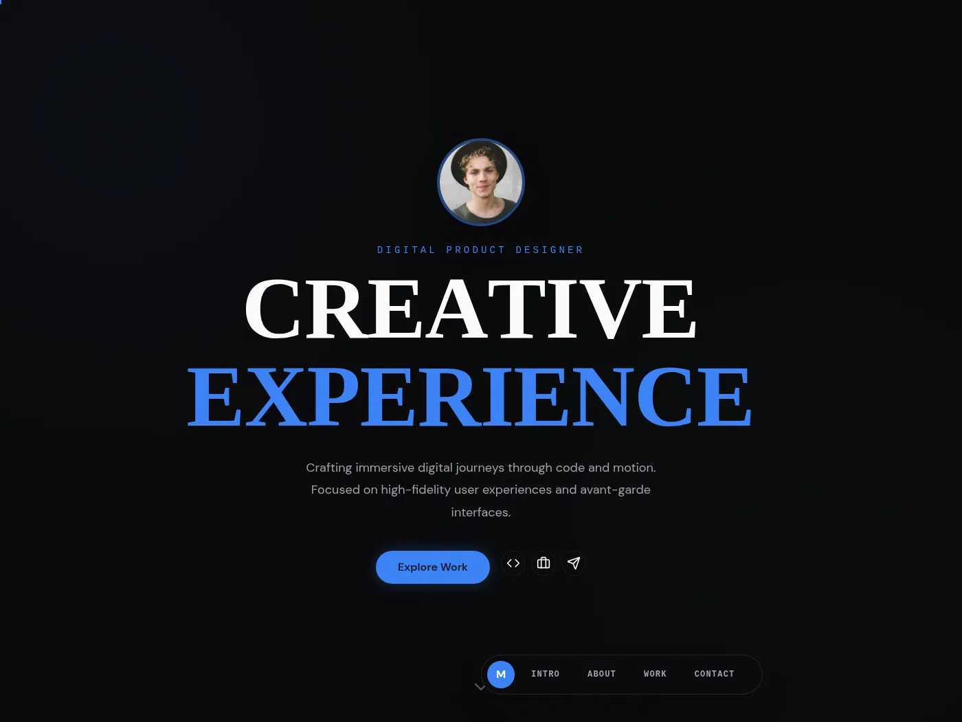 Motion Portfolio Widget