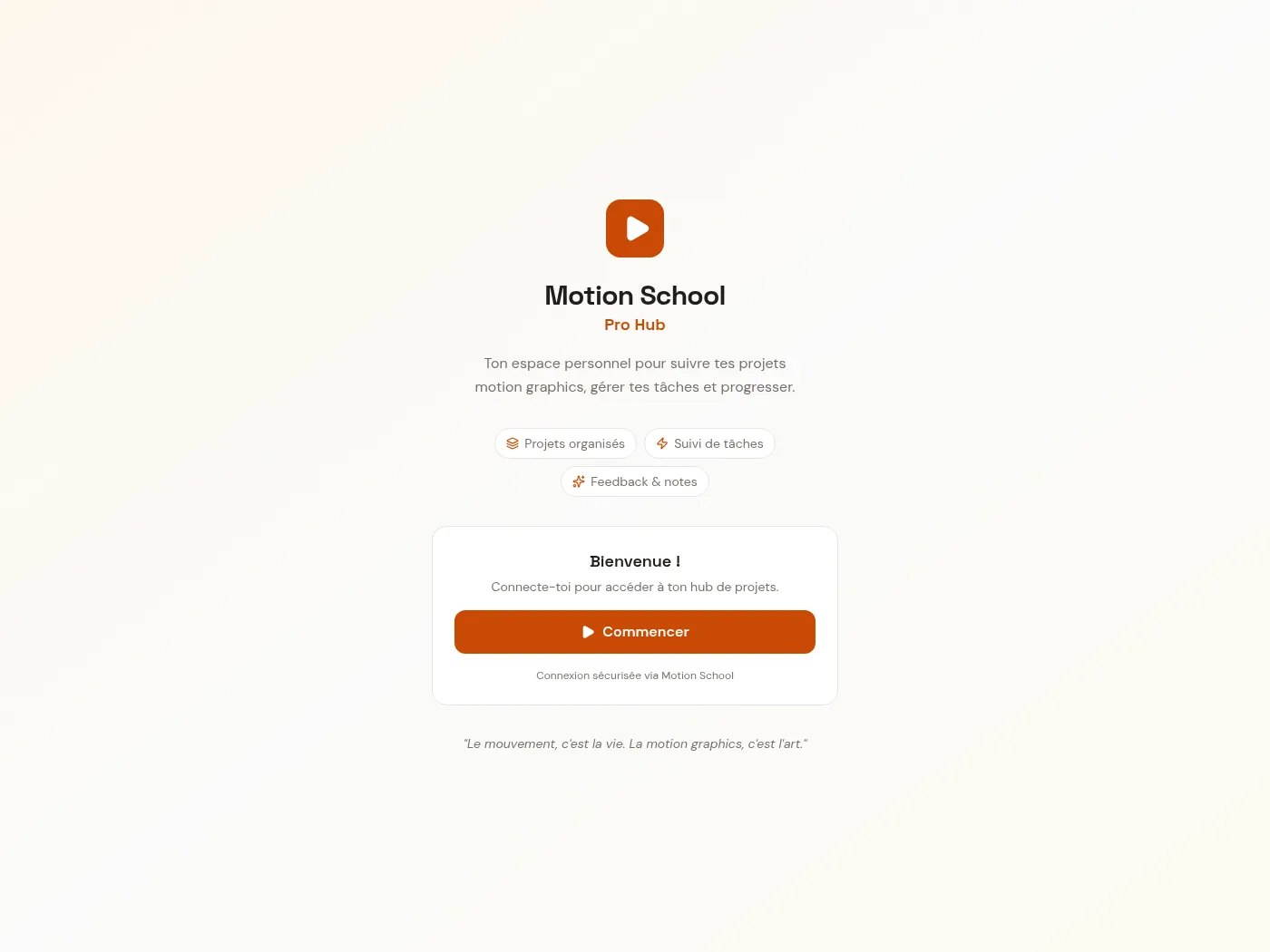 Motion School Pro Hub