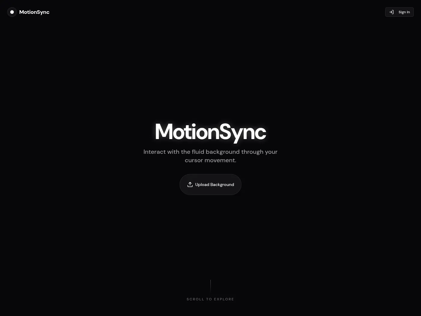 MotionSync Video Background