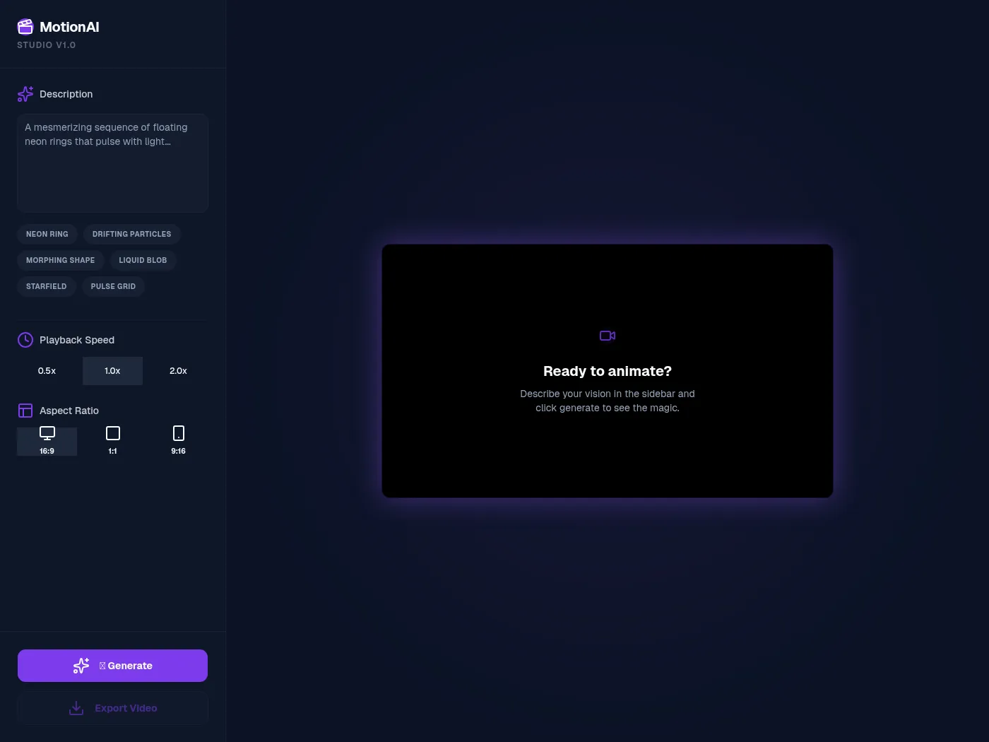 MotionAI Studio