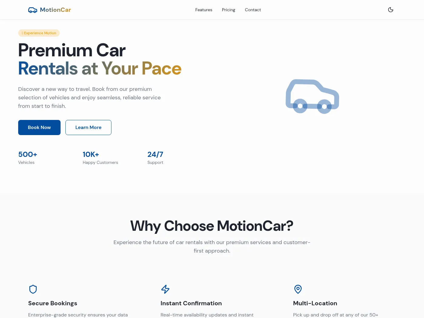 MotionCar Rentals