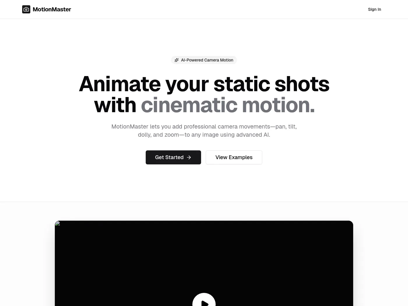 MotionMaster Video Tool
