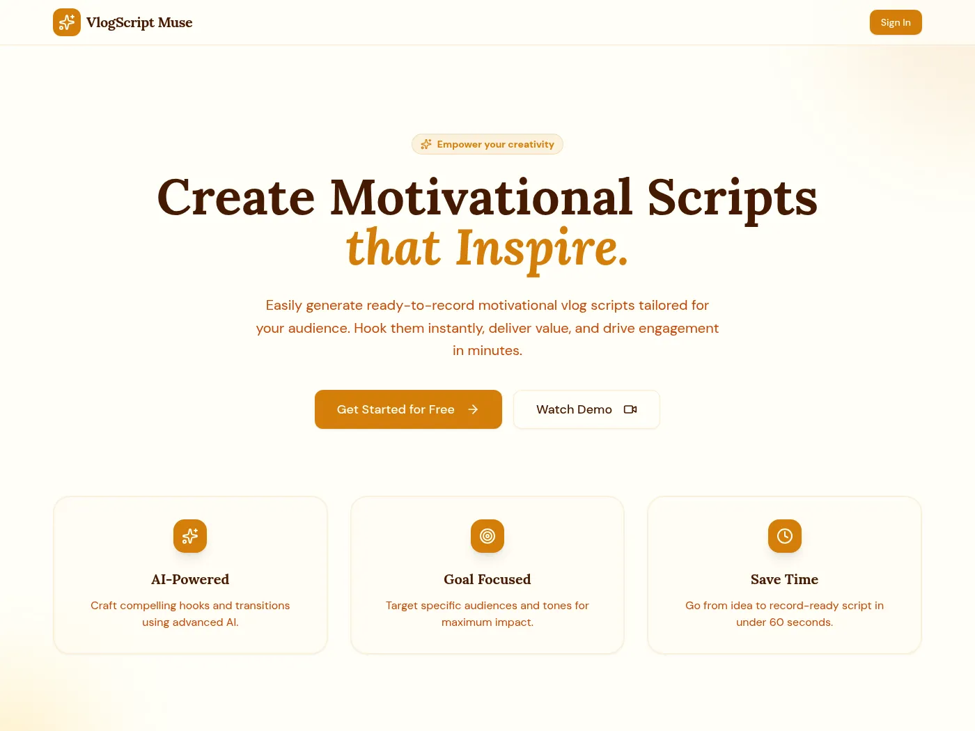 VlogScript Muse