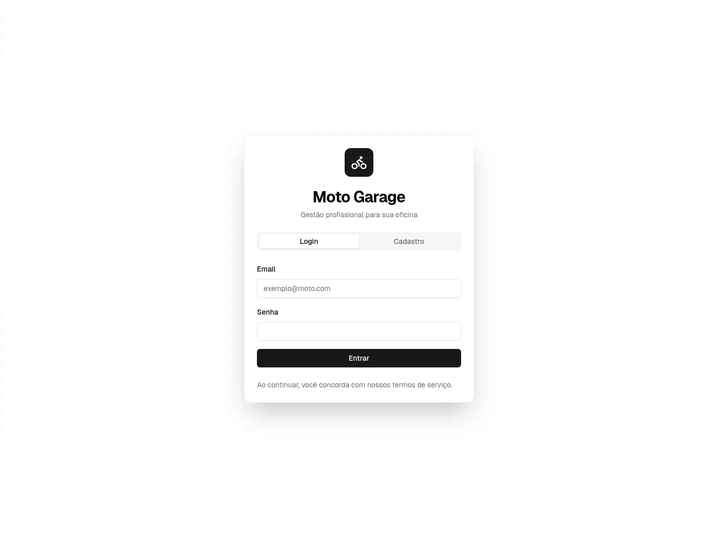 Moto Garage Manager