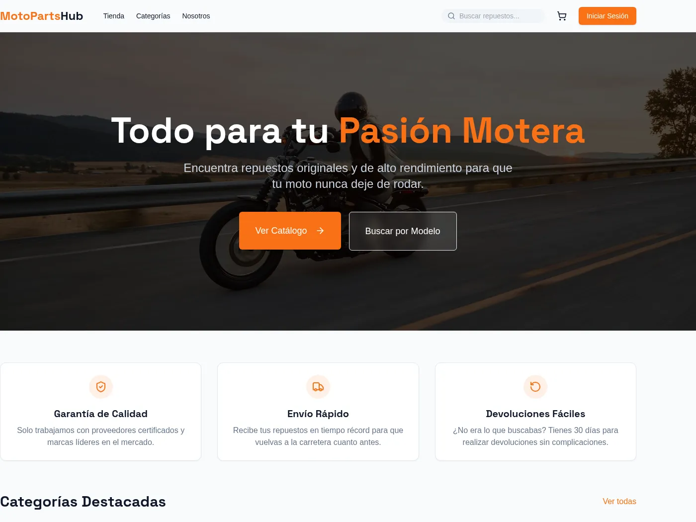 Moto Parts Hub