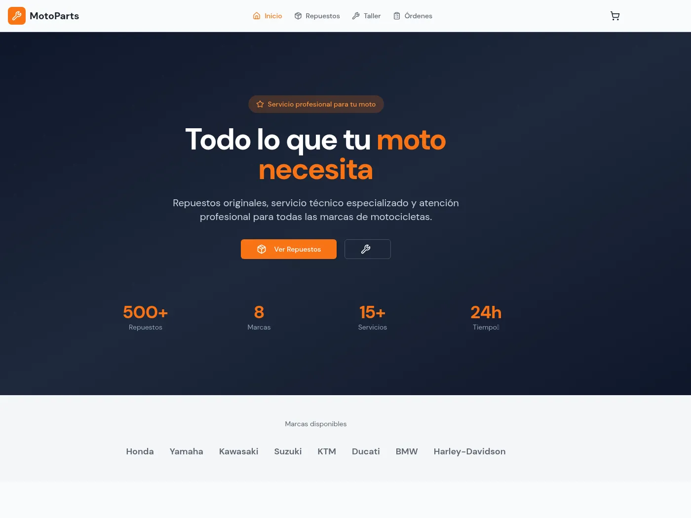 MotoParts Workshop App