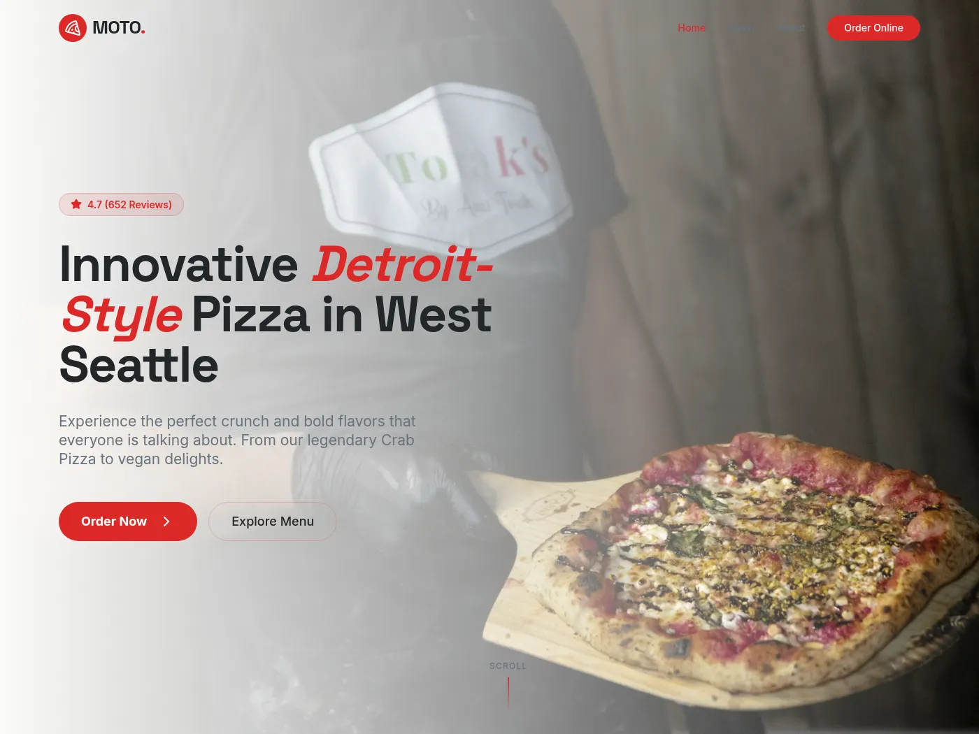 MOTO Pizza Web Hub