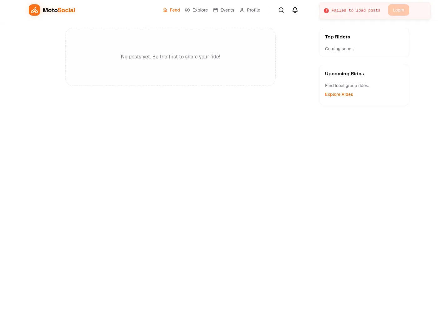 MotoSocial Network