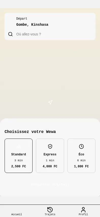 MotoTaxi RDC App