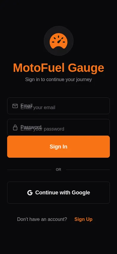MotoFuel Gauge App
