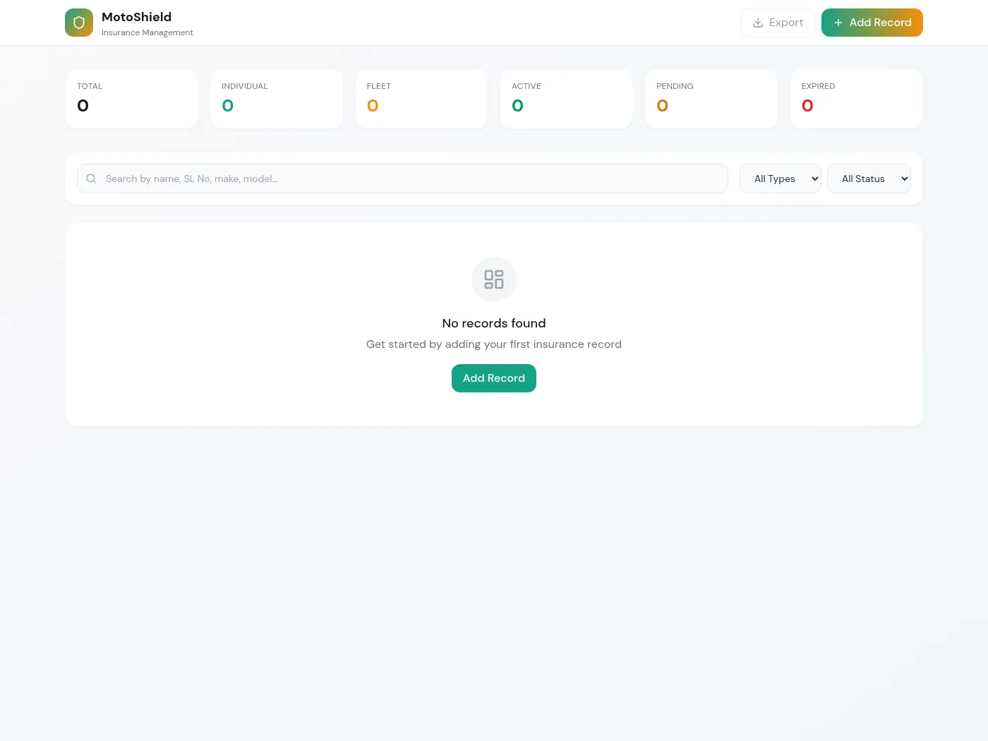 MotoShield Insurance App