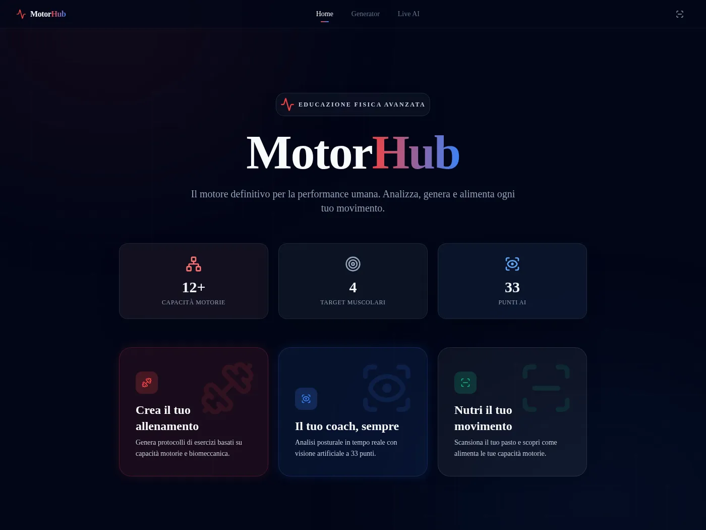 MotorHub: Advanced PhysEd App