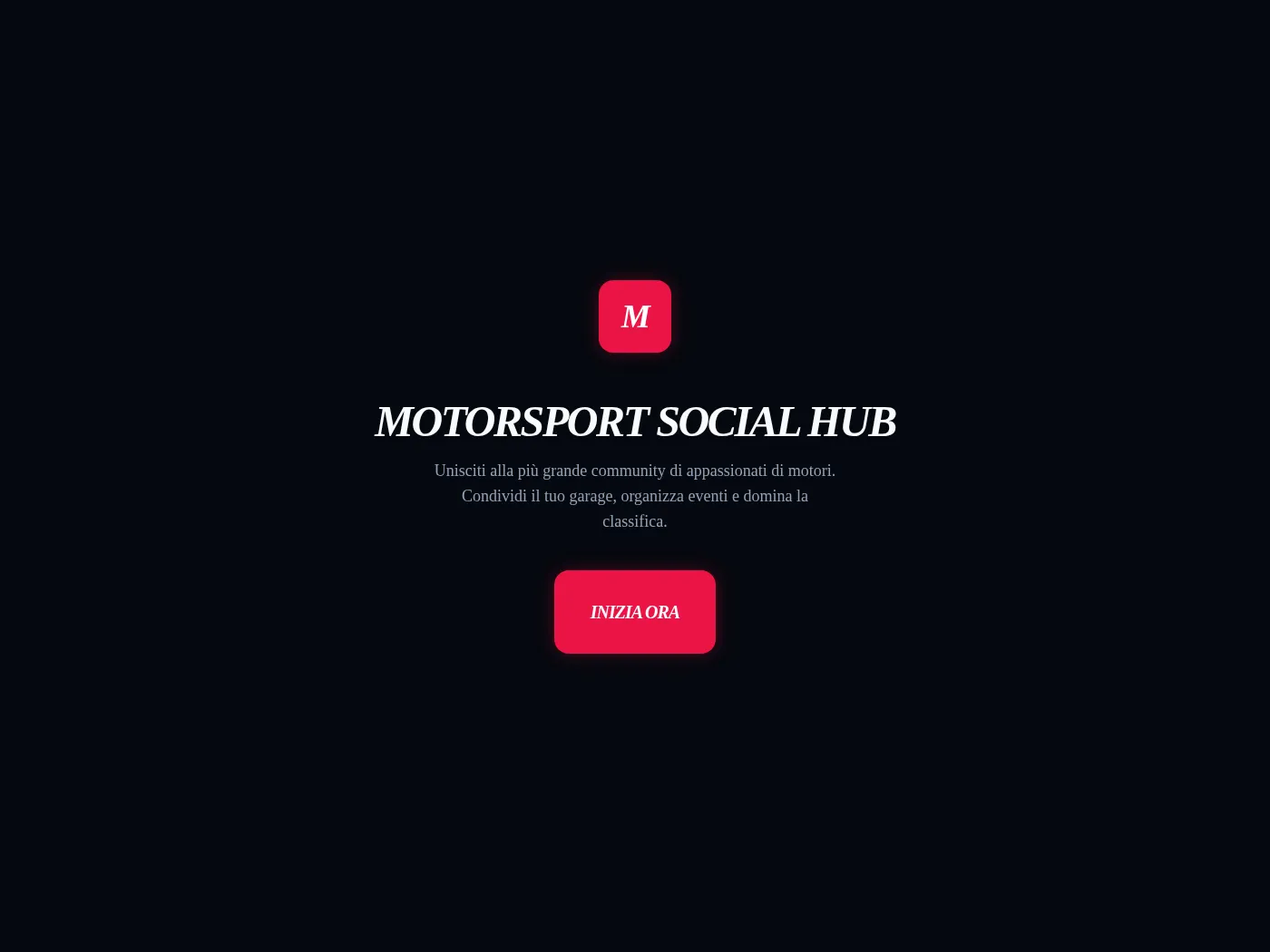 Motorsport Social Hub
