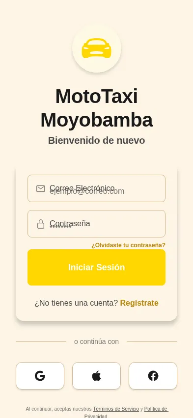 MotoTaxi Moyobamba Ride