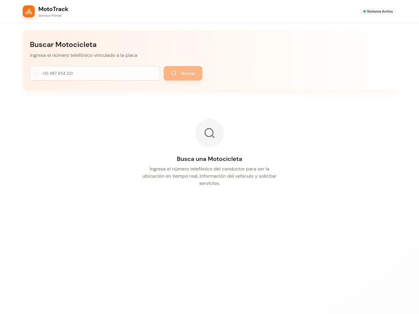 MotoTrack Service Portal