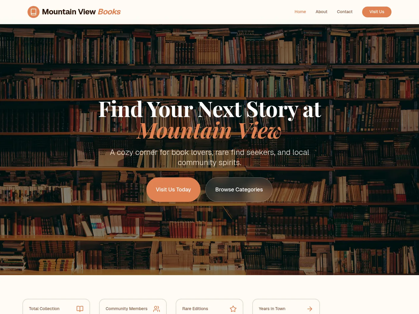 Mountain View Books Site