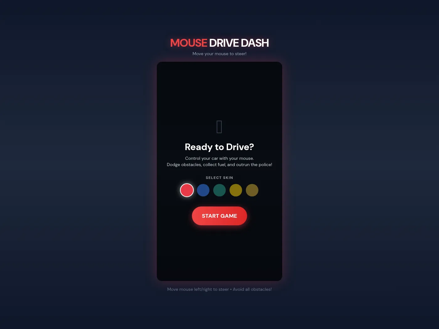 Mouse Drive Dash