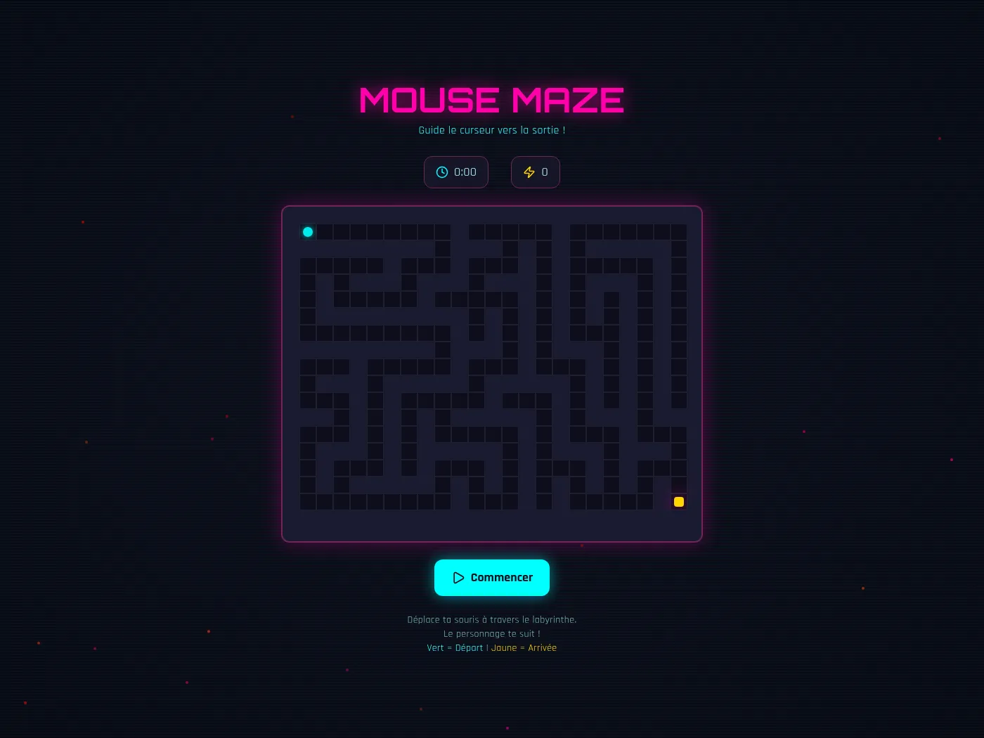 Mouse Maze Game