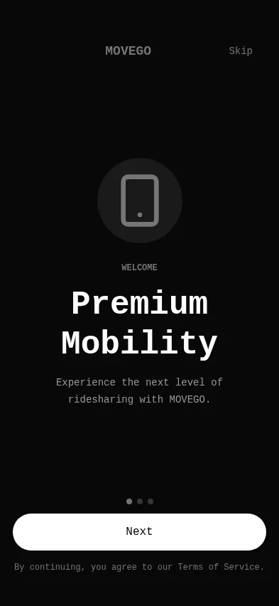 MOVEGO Passenger Mobile App