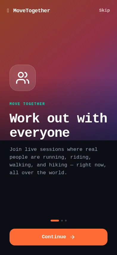 MoveTogether Fitness App