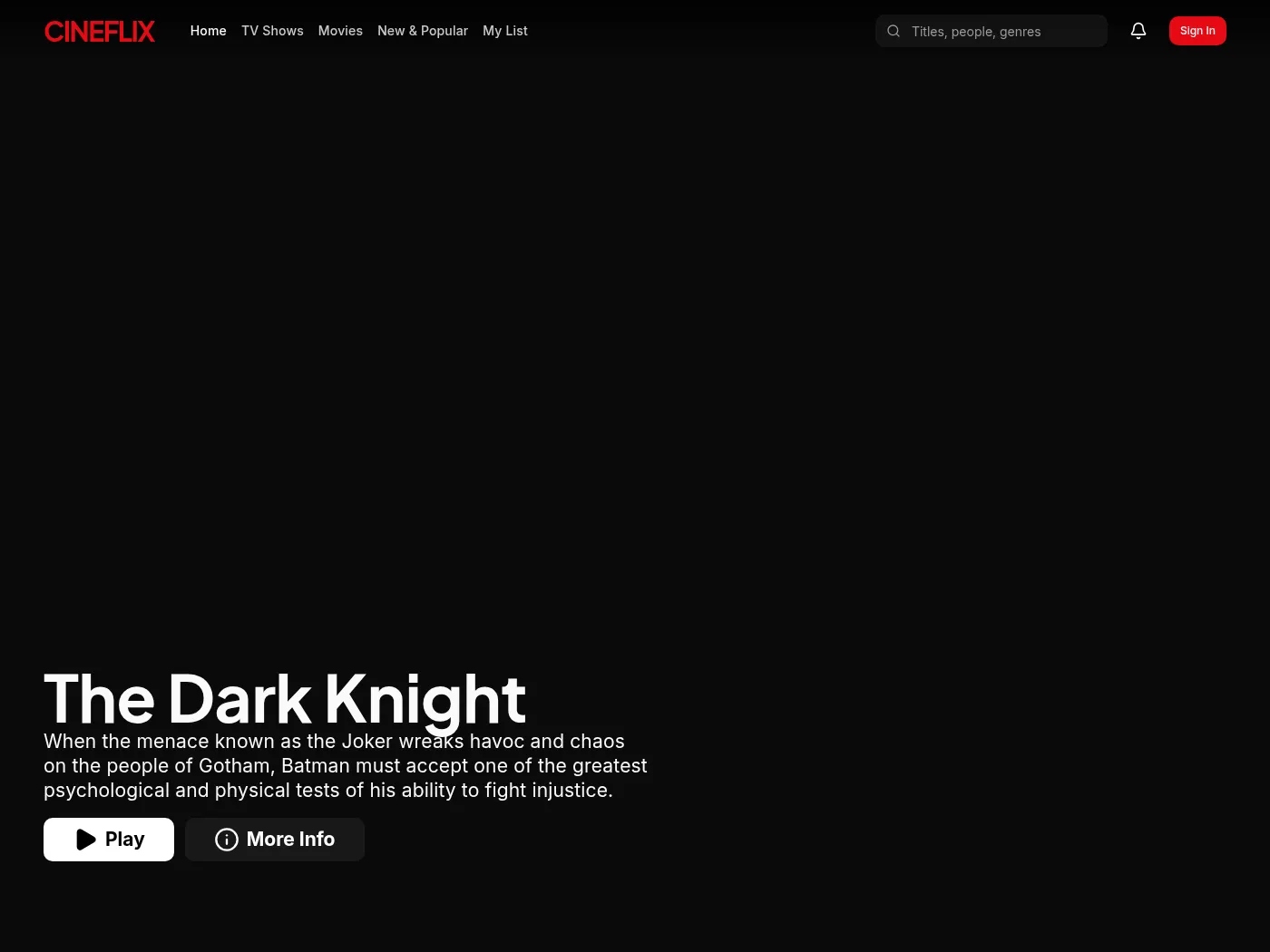 CineFlix App