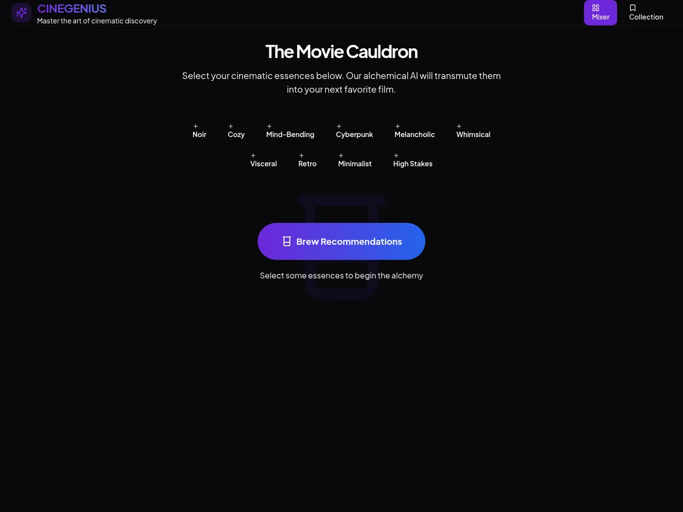 CineGenius Recommender