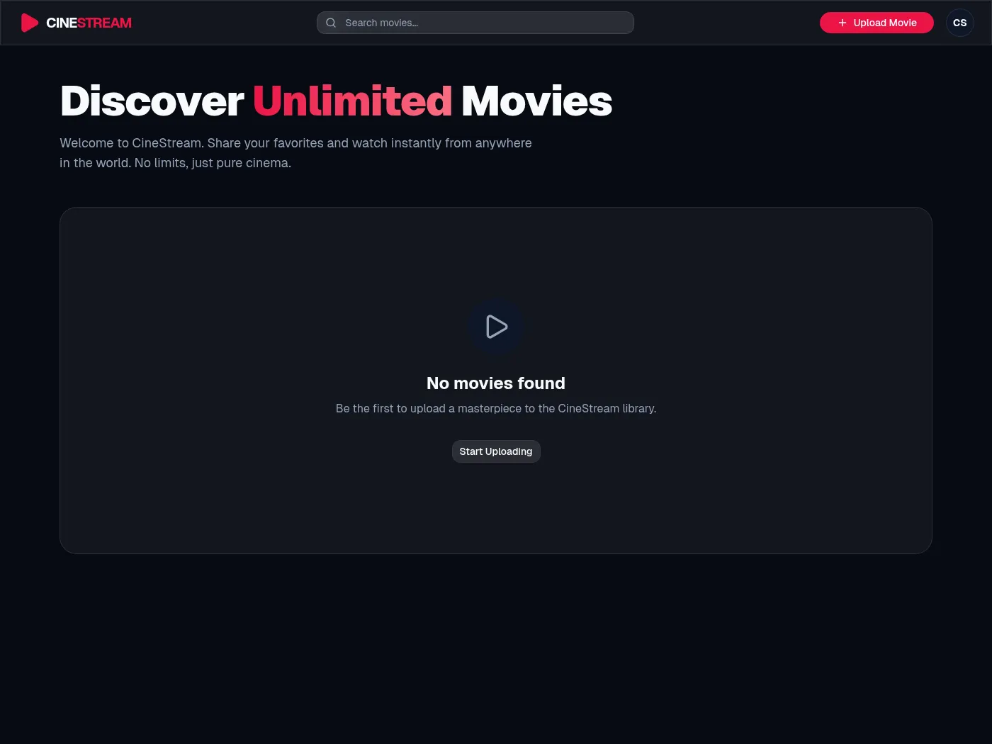 CineStream Uploader