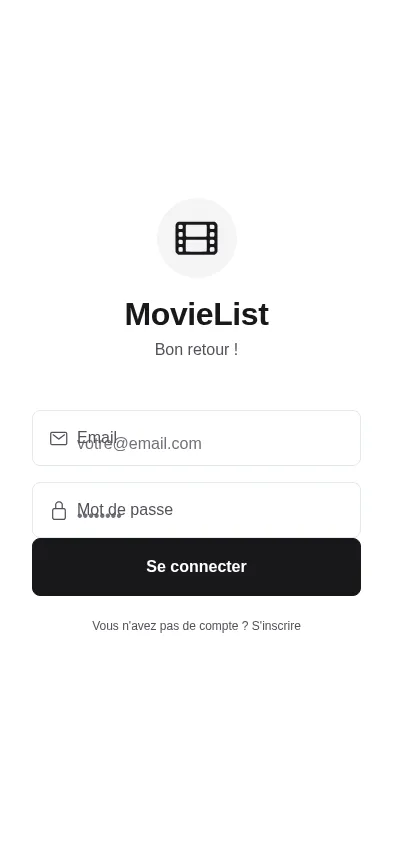 MovieList Mobile