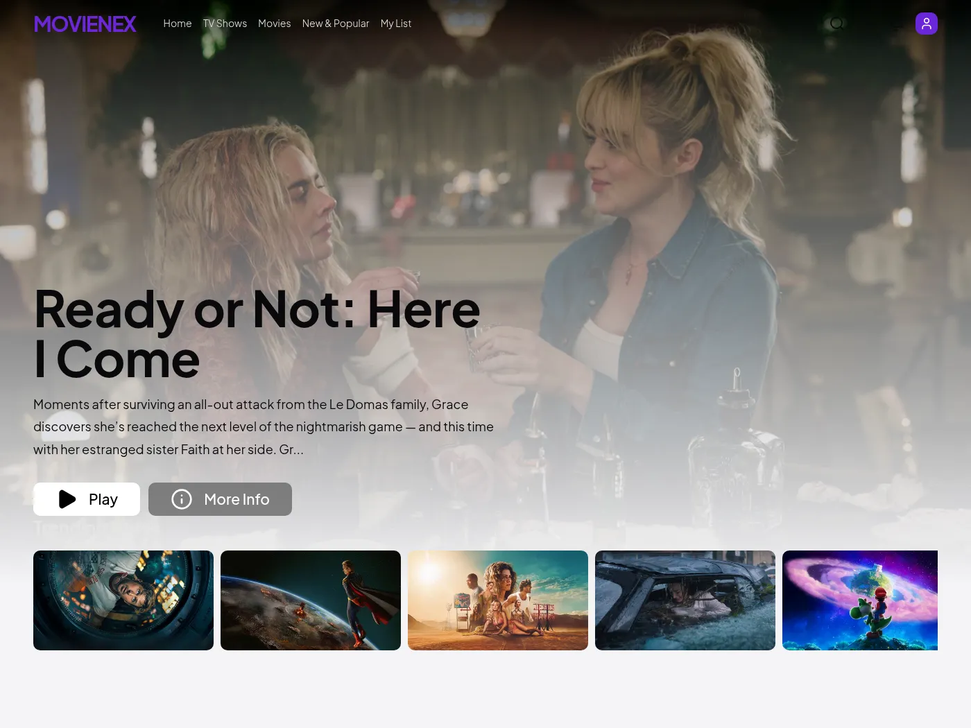 MovieNex Streaming Hub