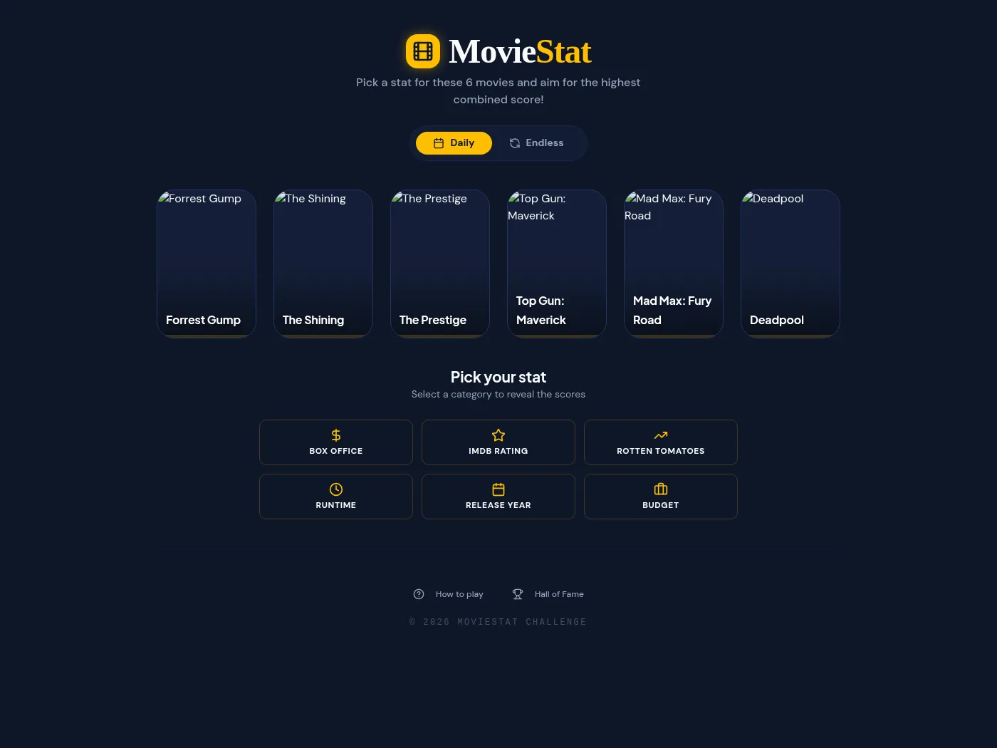 Moviestat Showdown