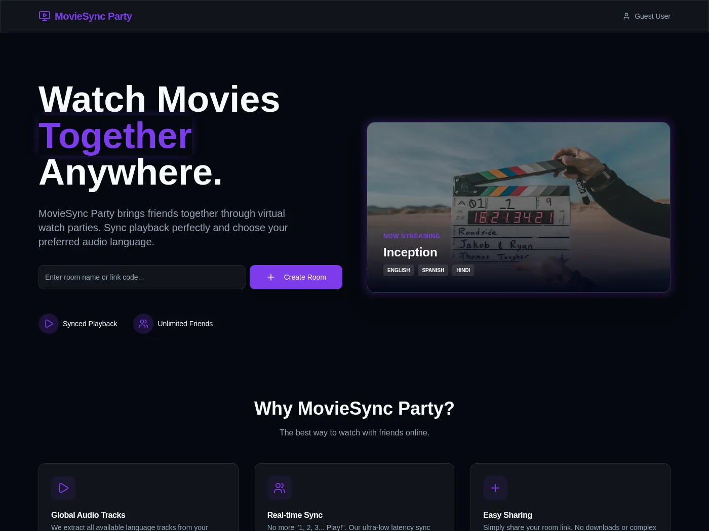 MovieSync Party