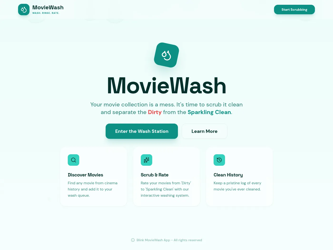 MovieWash App