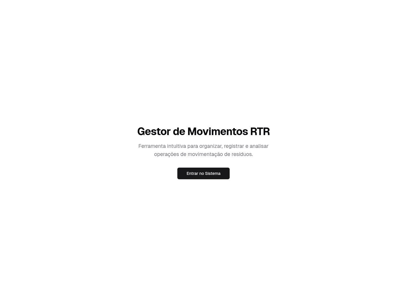Gestor de Movimentos RTR