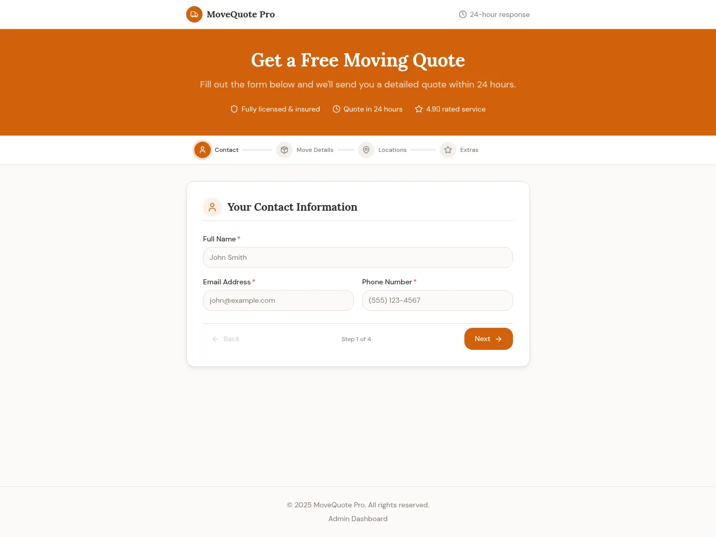 MoveQuote Pro