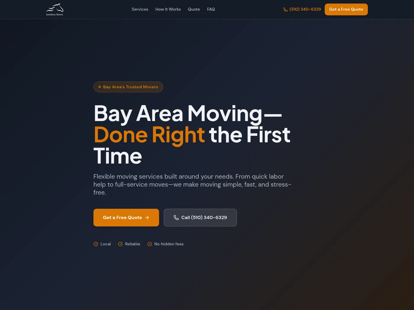 Iron Horse Movers Site